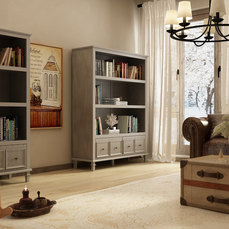 August Grove® Anniya 63'' H x 47.2'' W Standard Bookcase | Wayfair